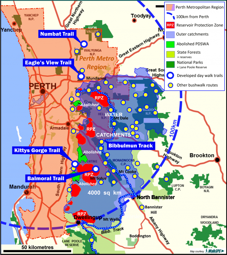 Drinking water catchment access, Western Australia - HikeWest