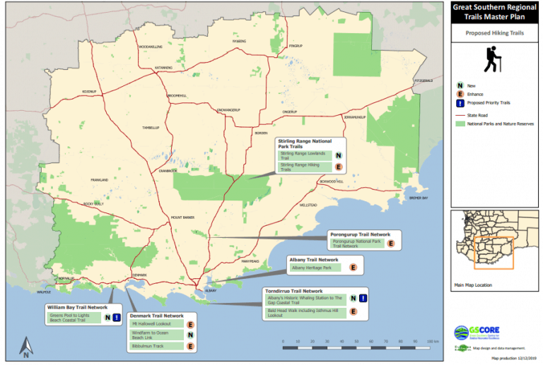 GSCORE Great Southern Regional Trails Master Plan (draft) released