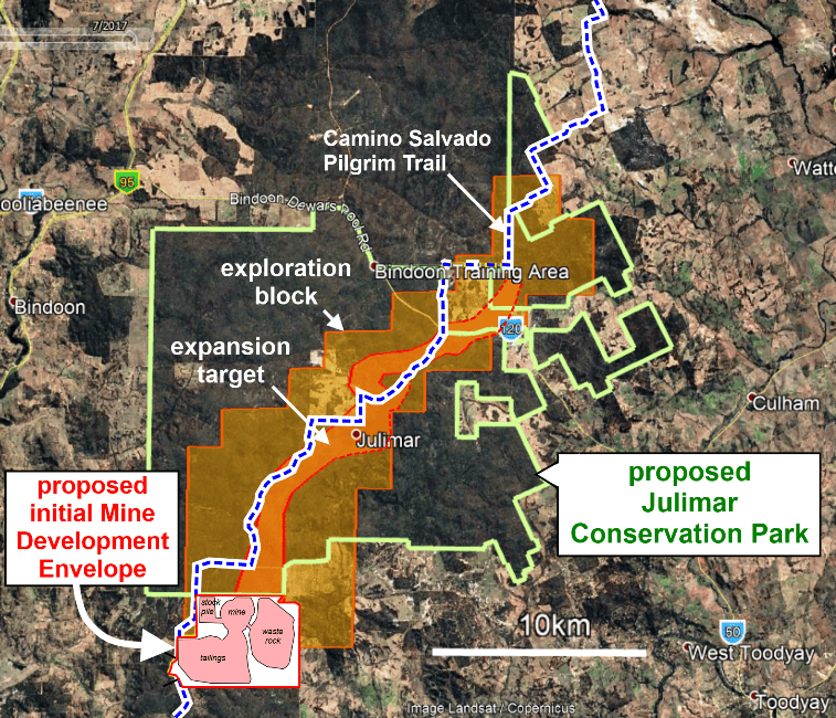 Julimar Conservation Park: future nickel province or national park?